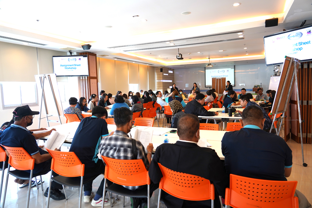 กิจกรรม Workshop การจัดทำภาระงาน (Assignment Sheet) เพื่อสนับสนุนการรองรับ EAEVE ของบุคลากรฝ่าย ...