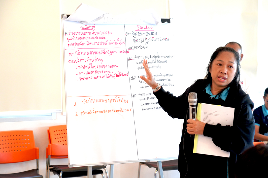กิจกรรม Workshop การจัดทำภาระงาน (Assignment Sheet) เพื่อสนับสนุนการรองรับ EAEVE ของบุคลากรฝ่าย ...