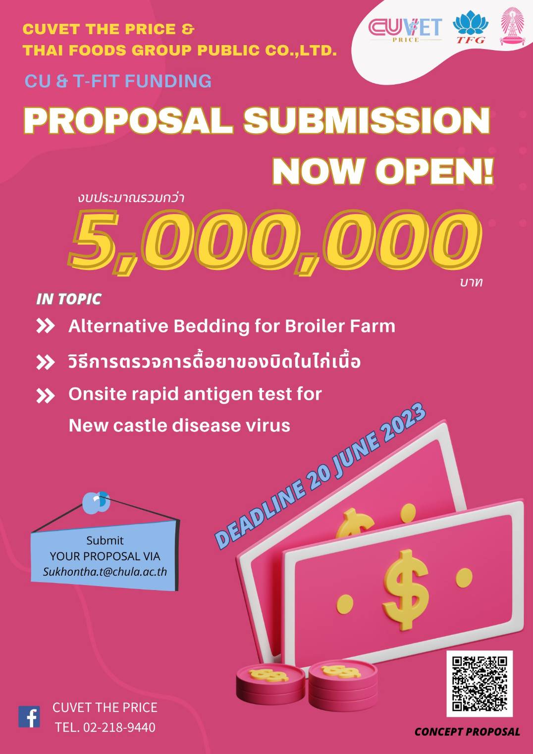 ทุน CU & T-FIT FUNDING